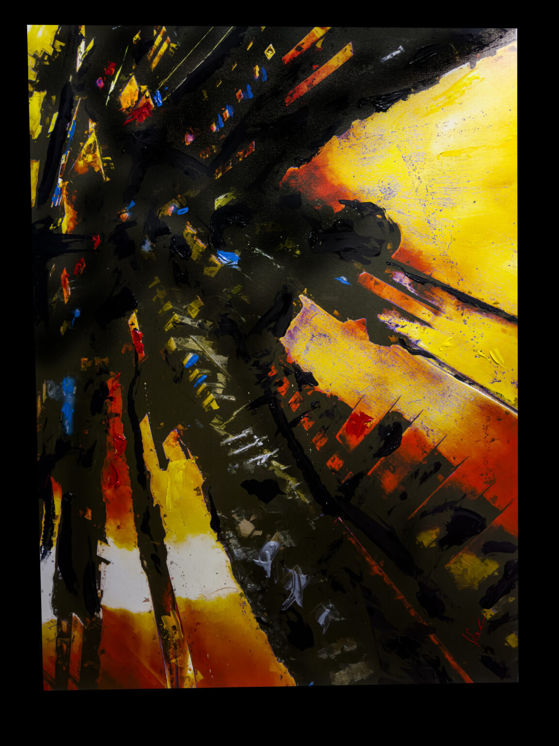 Radical Beethoven Symphony Abstract Modern Wall Art Painting - Fine Art